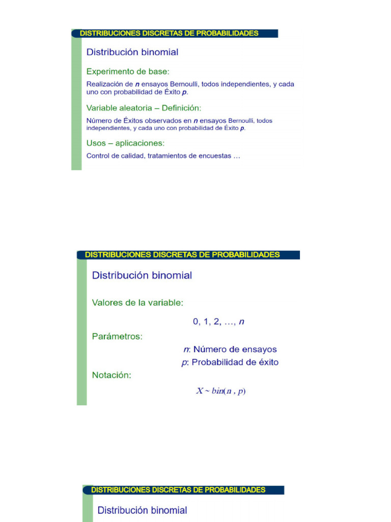 Distribucion Binomial | PDF