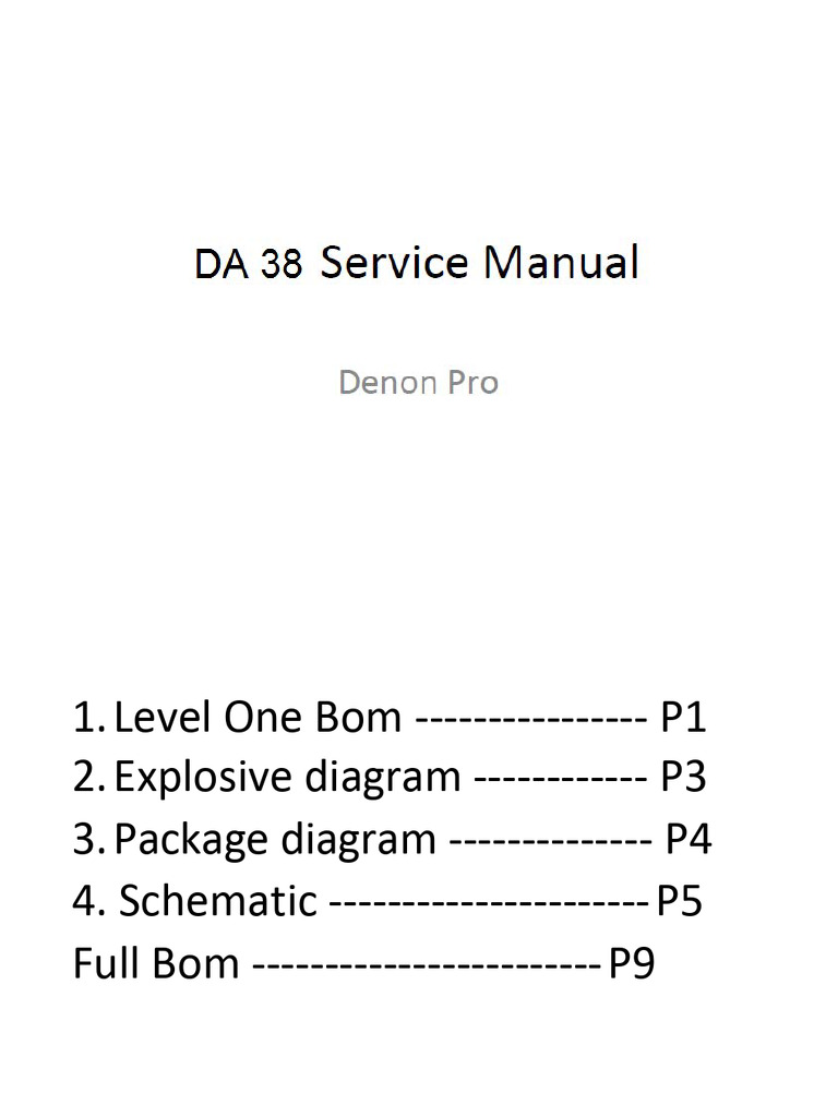 Convoy - Service Manual - v1.0 | PDF | Screw | Microphone