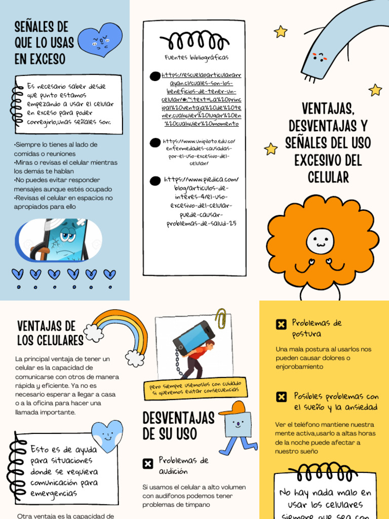 Ventajas, Desventajas y Uso Excesivo de Los Celulares | PDF
