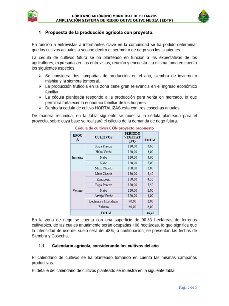 Balance Hidrico | PDF | Oferta (economía) | Agricultura