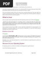 Overview of Linux Operating System | PDF | Linux | Operating System