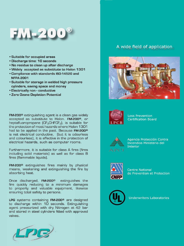 FM 200 | PDF | Liquefied Petroleum Gas | Gases