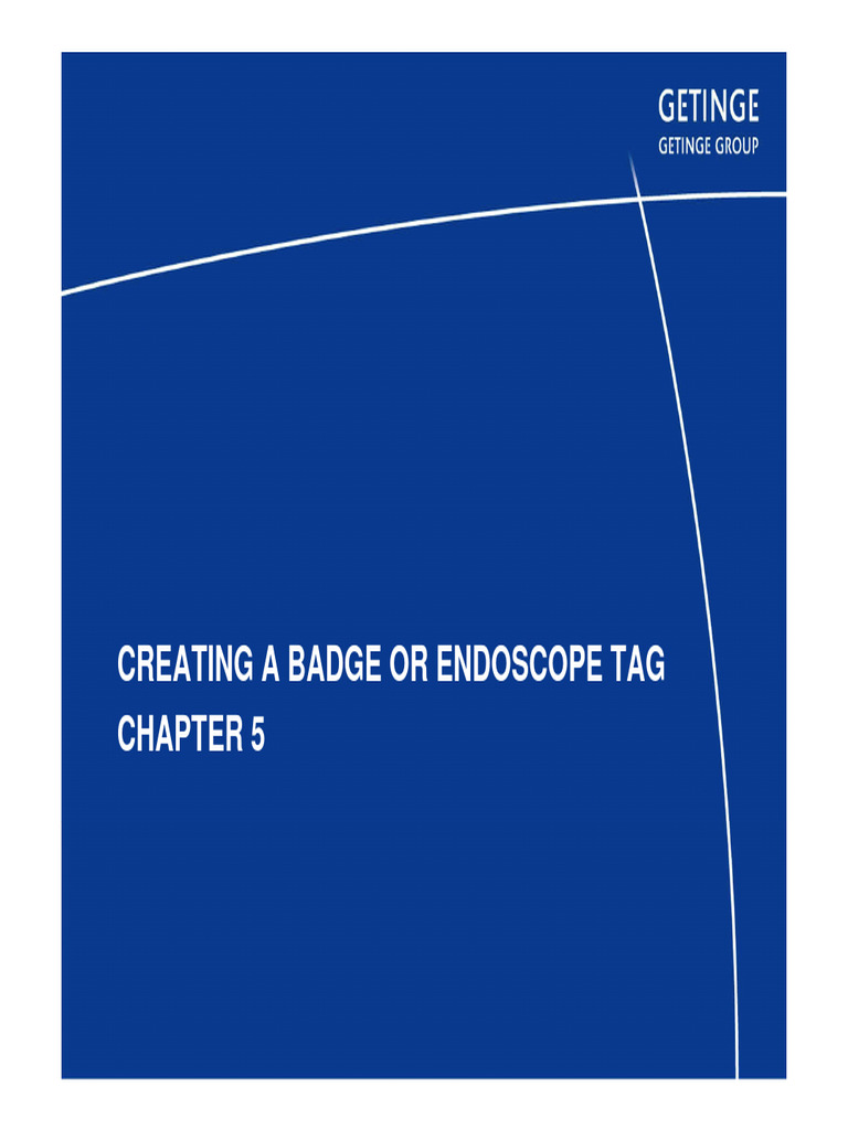05. CREATING A BADGE OR ENDOSCOPE TAG | PDF | Information Technology ...