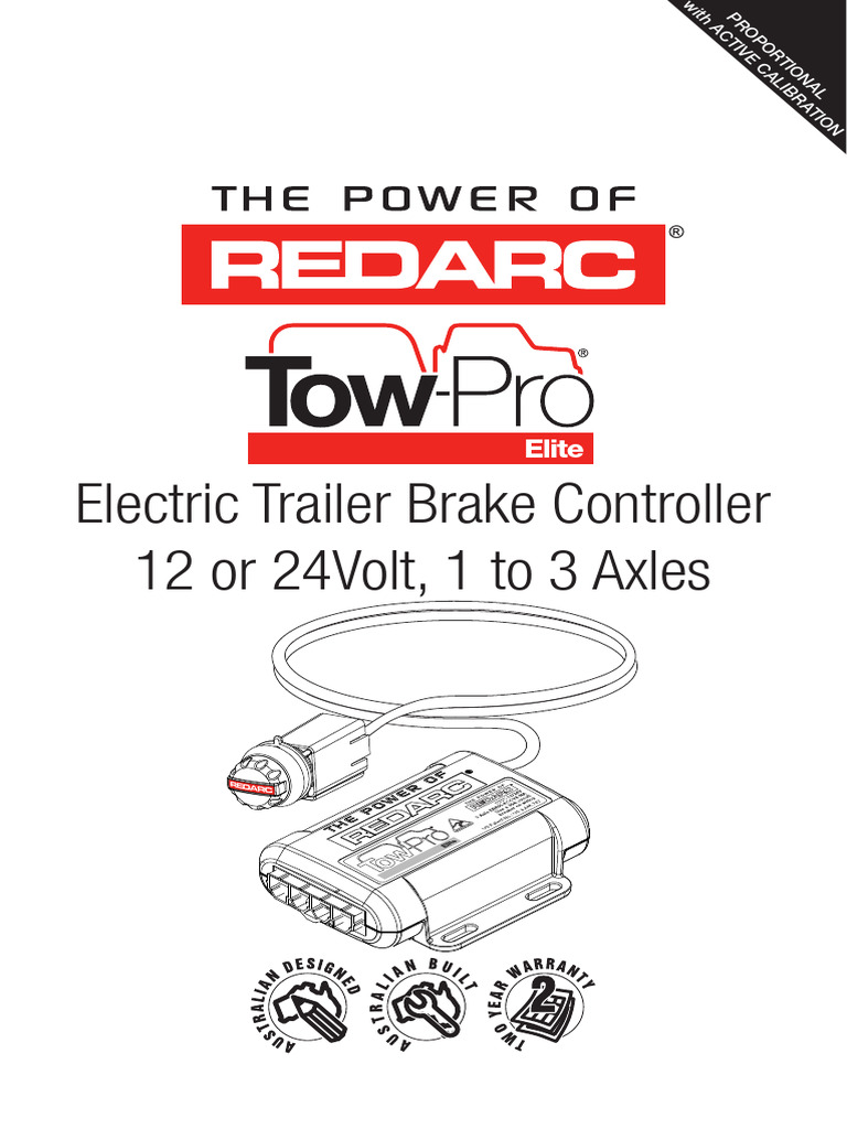 Redarc Tow-Pro Elite v3 Na | PDF | Trailer (Vehicle) | Fuse (Electrical)