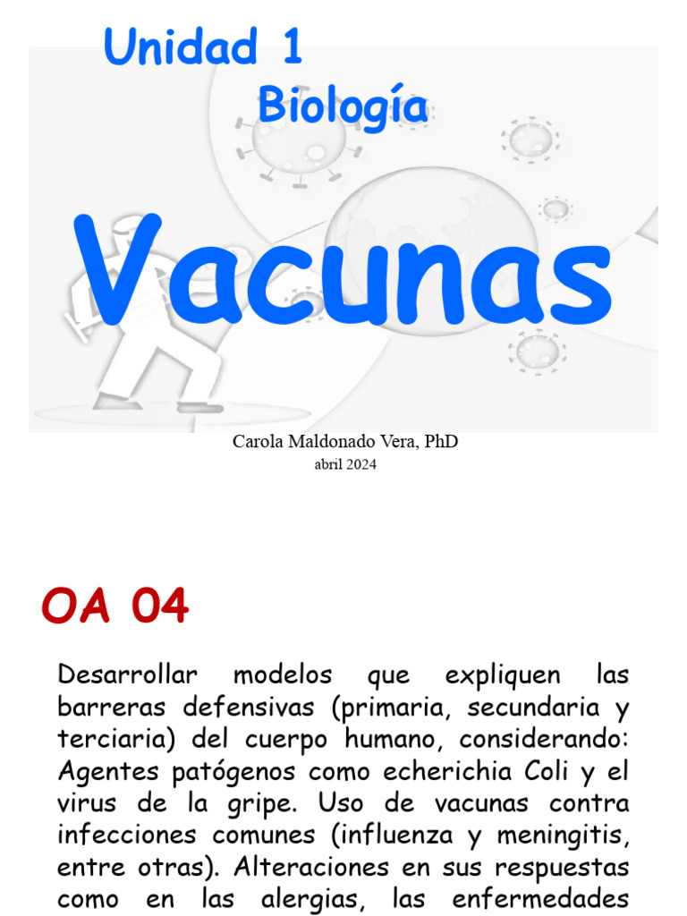 CCN-7 U1 T4 Vacunas | PDF | Sistema inmune | Virus