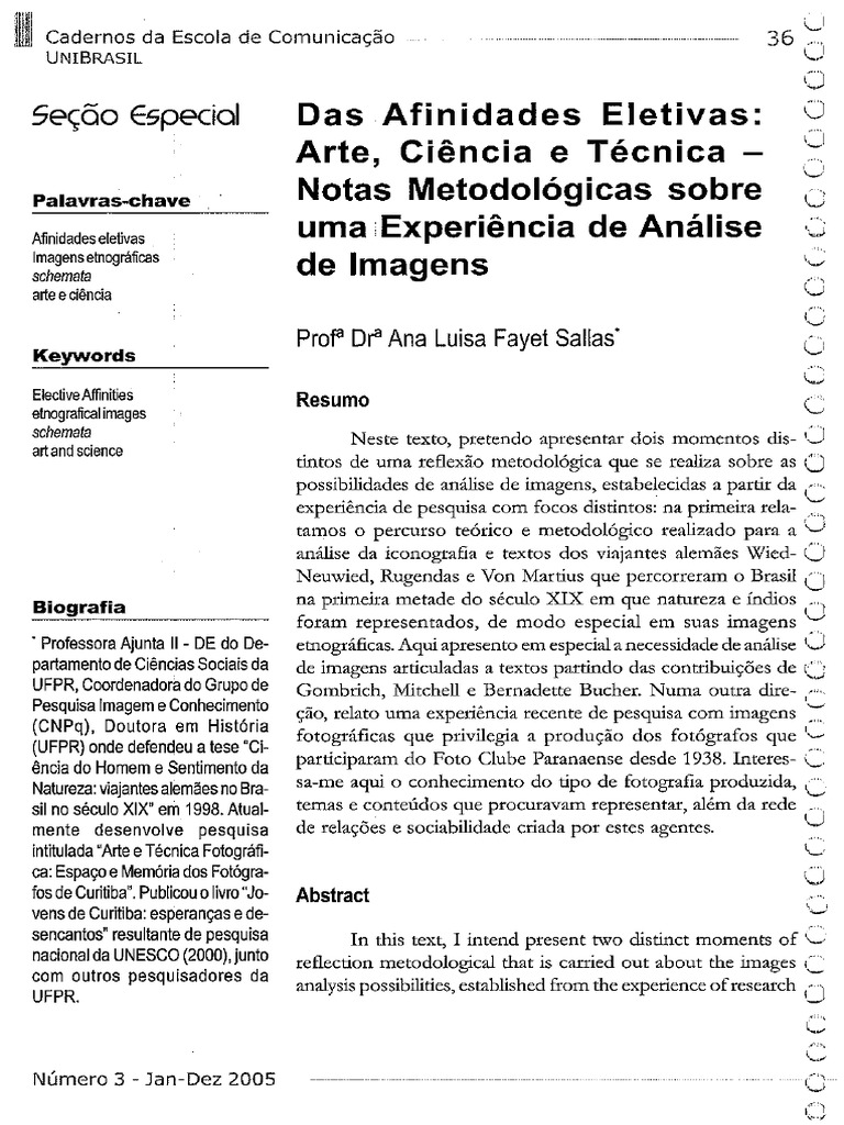 Das Afinidades Eletivas | PDF