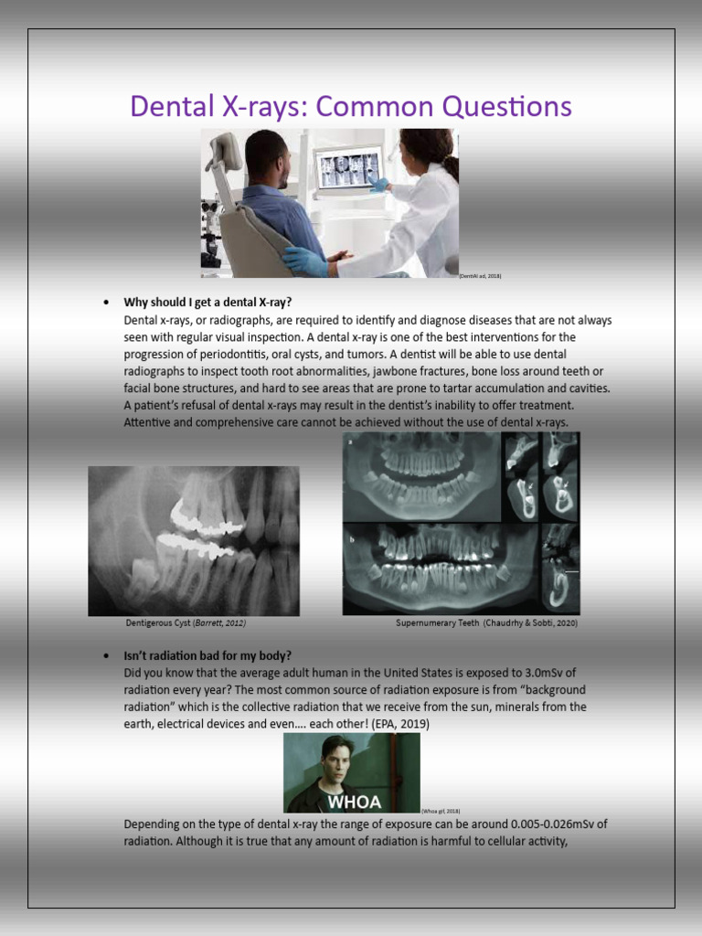 Visual Aid Dental Xrays | PDF | Dentistry | X Ray