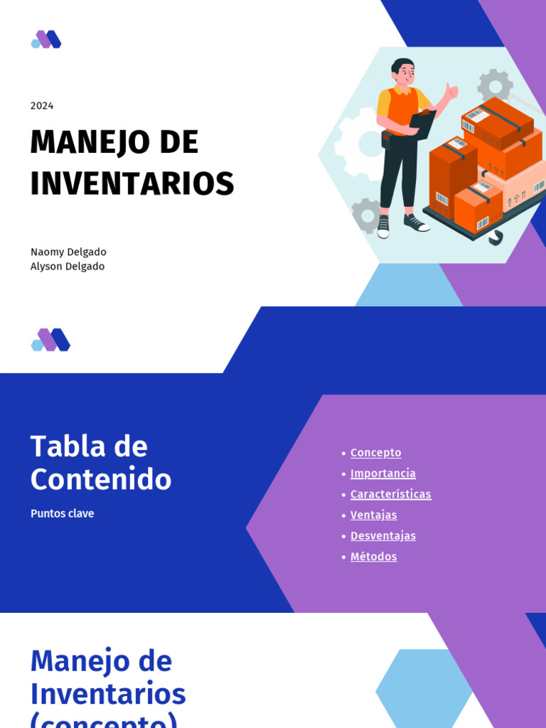 Manejo de Inventarios Presentación C | PDF | Logística | Procesos de ...
