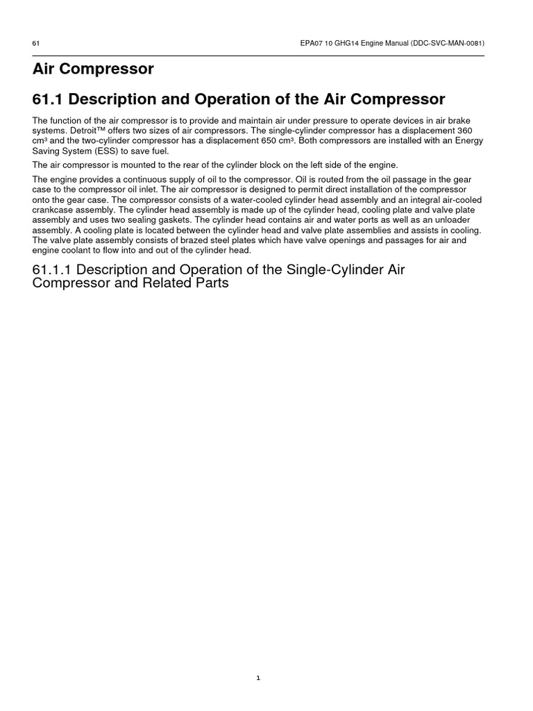 DD15 Compressor | Download Free PDF | Piston | Valve