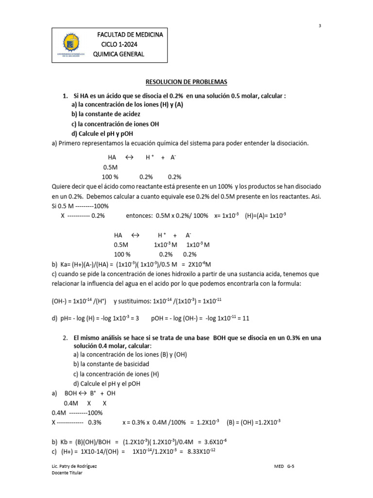 G.T.R ACIDOS BASES | Descargar gratis PDF | Ph | Constante de disociación ácida