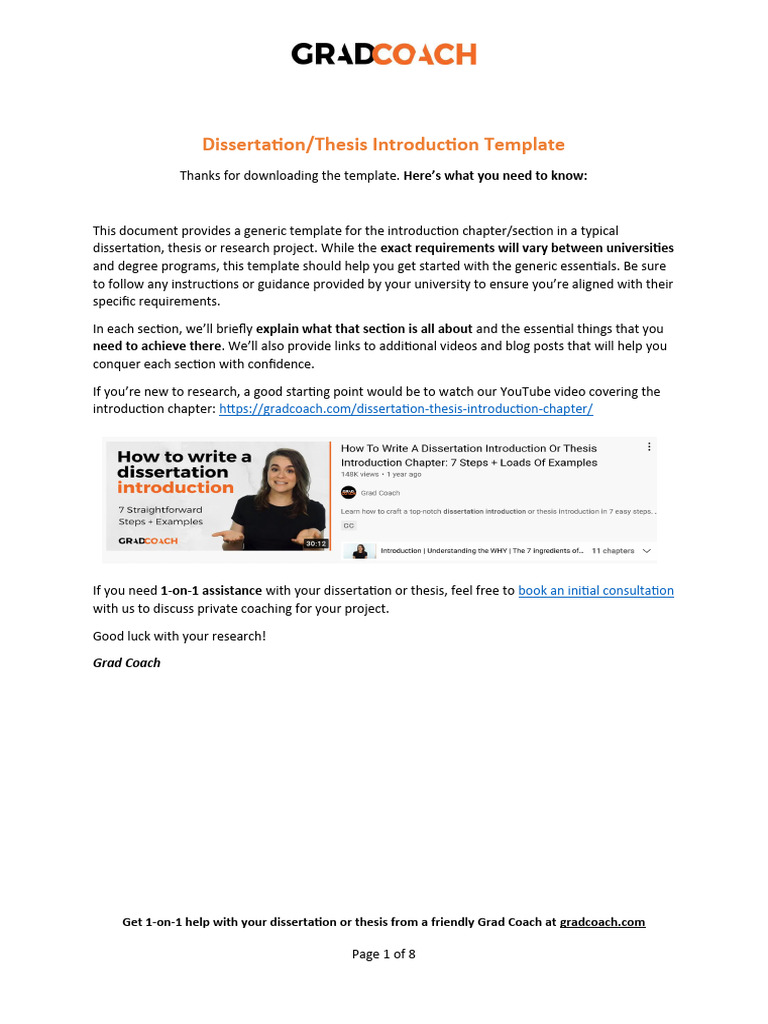 Introduction Chapter Template | PDF | Thesis | Organizational Culture