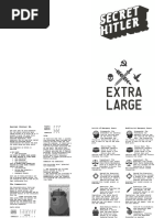 Secret Hitler - Print and Play - Color - A4 Scaled - With Rules | PDF