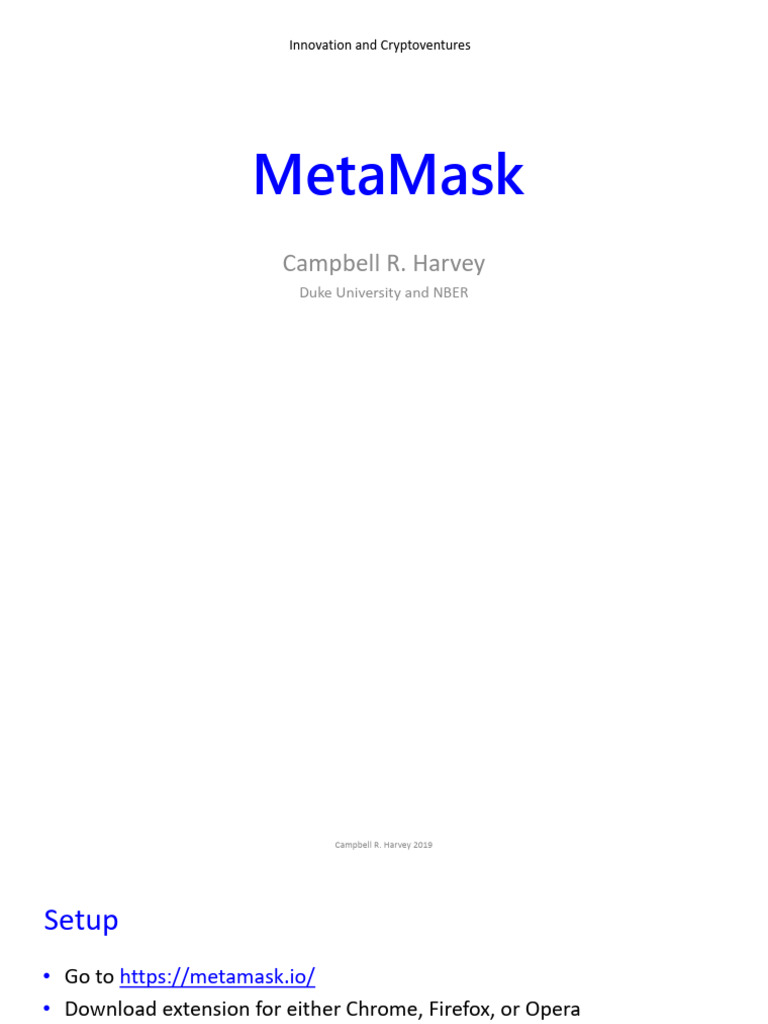 Meta Mask | PDF | Software | Computing