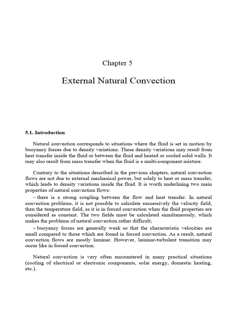 Natural Convection Near A Vertical Wall | PDF | Convection | Heat Transfer
