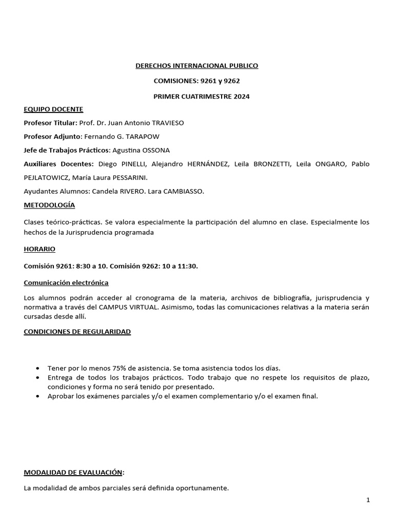 DIP TRAVIESO - TARAPOW CRONOGRAMA 1er CUAT 2024 Mod 1 | PDF | Naciones ... DIP TRAVIESO - TARAPOW CRONOGRAMA 1er CUAT 2024 Mod 1 | PDF | Naciones ...