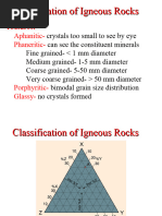 Igneous Rock Chart | PDF