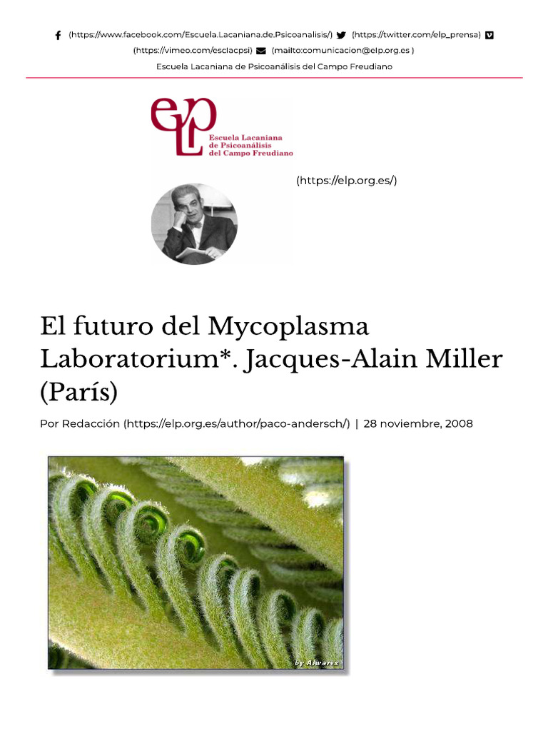 El Porvenir Del Microplasma | PDF