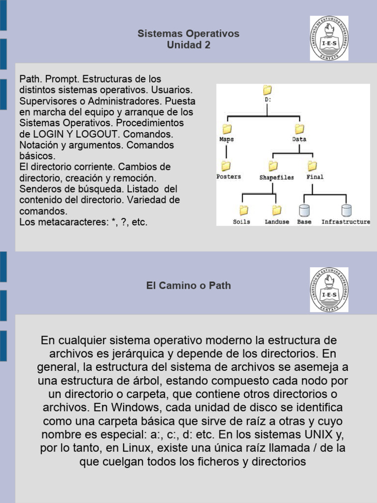 Clase 4 - Sistemas Operativos Prompt 2022 | Descargar gratis PDF | Interfaz de línea de comando ...