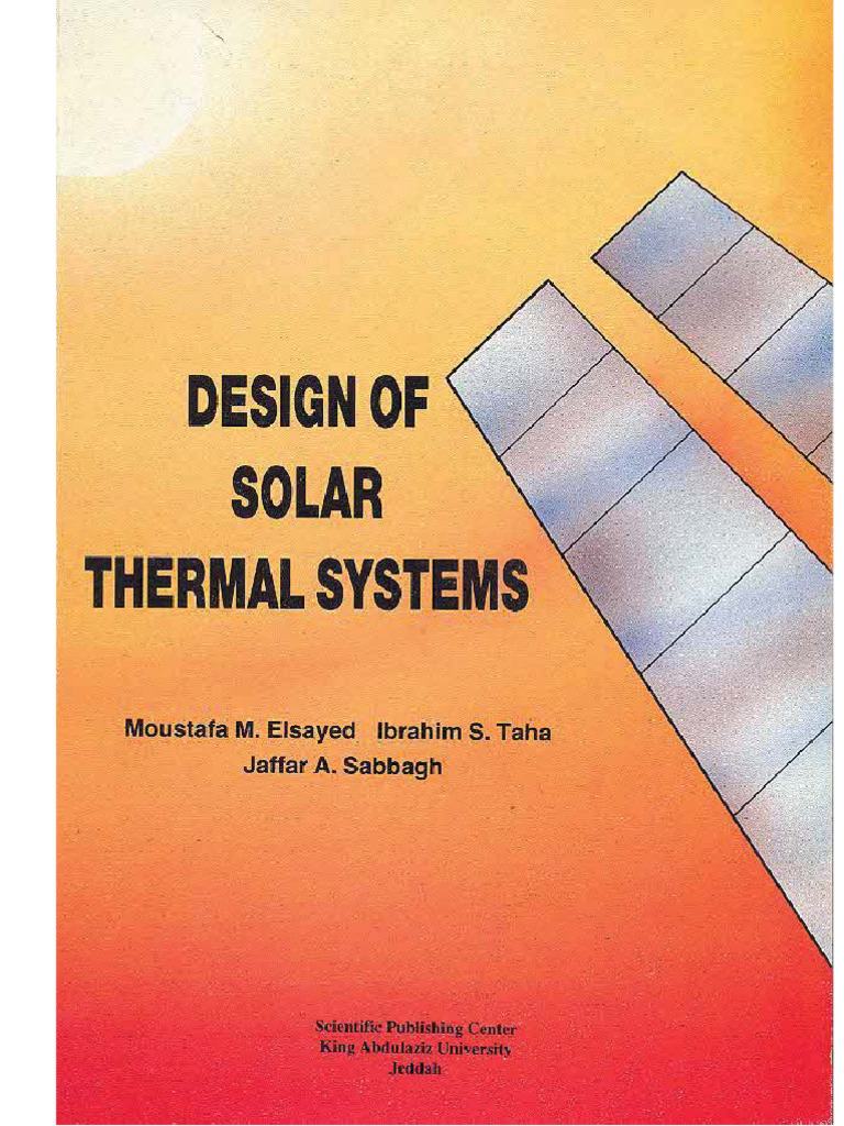Design of Solar Thermal Systems | PDF