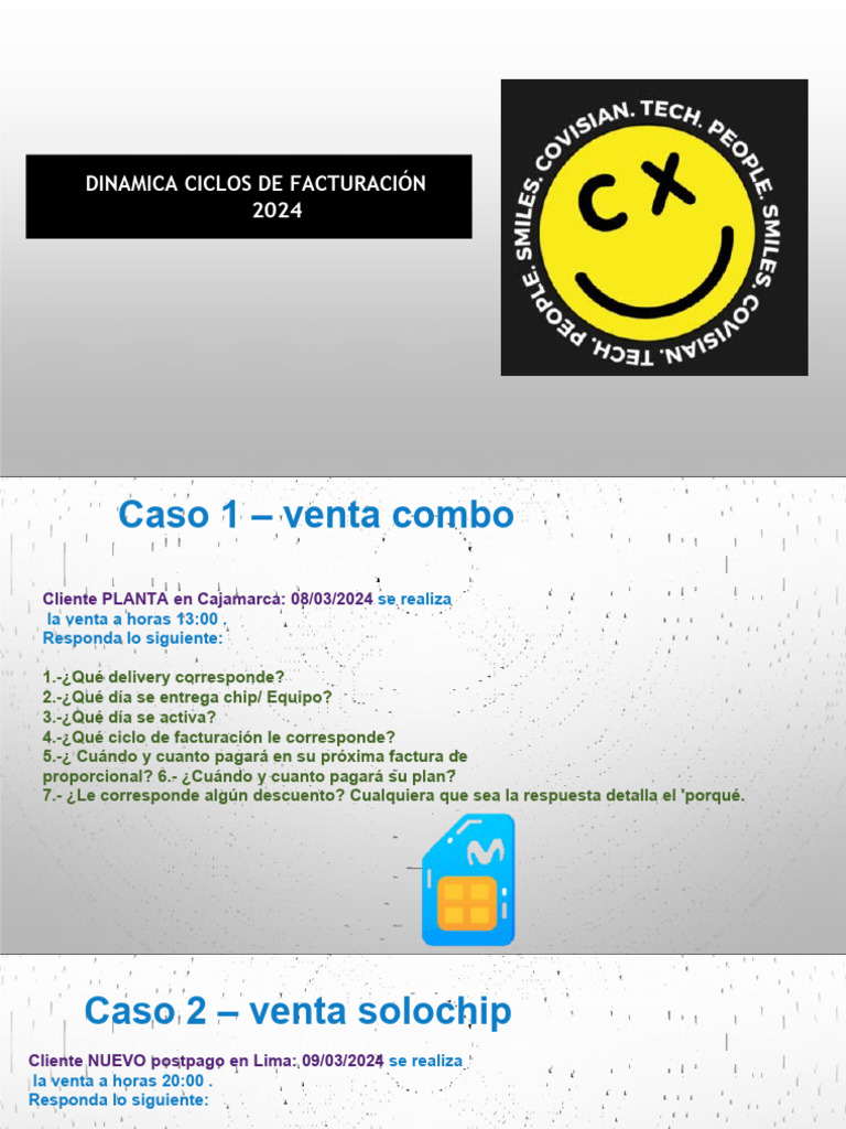 DINAMICA CICLOS DE FACT (1) (2) | Descargar gratis PDF | Industrias de servicio