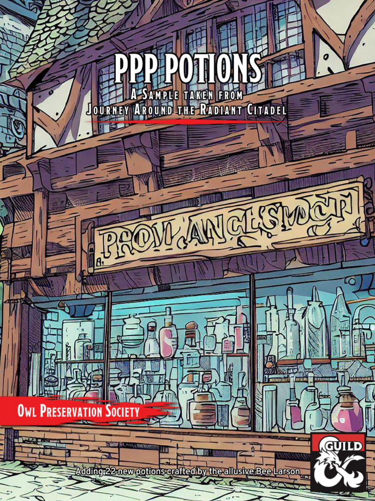 720588-ppp Potions v1.0 | PDF | Wizards Of The Coast | Dungeons & Dragons