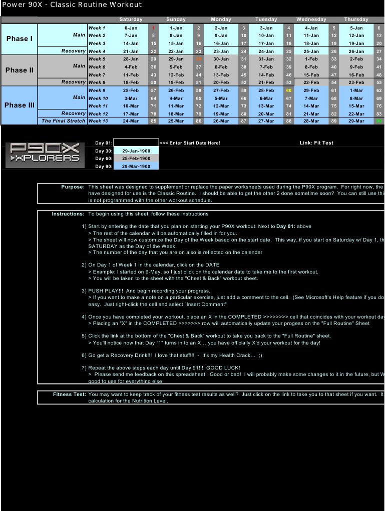 P90X Classic | PDF | Management Of Obesity | Self Care