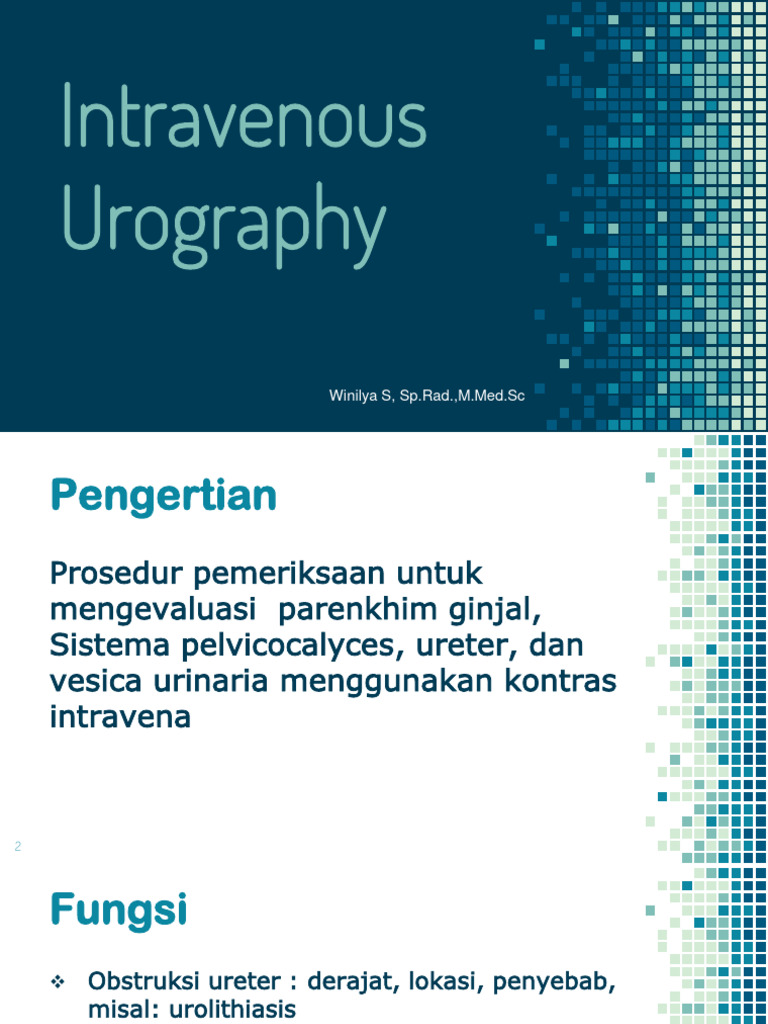 Prosedur Pemeriksaan IVP | PDF