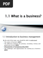 1.1 Introduction To Business Management PDF | PDF | Business Plan ...