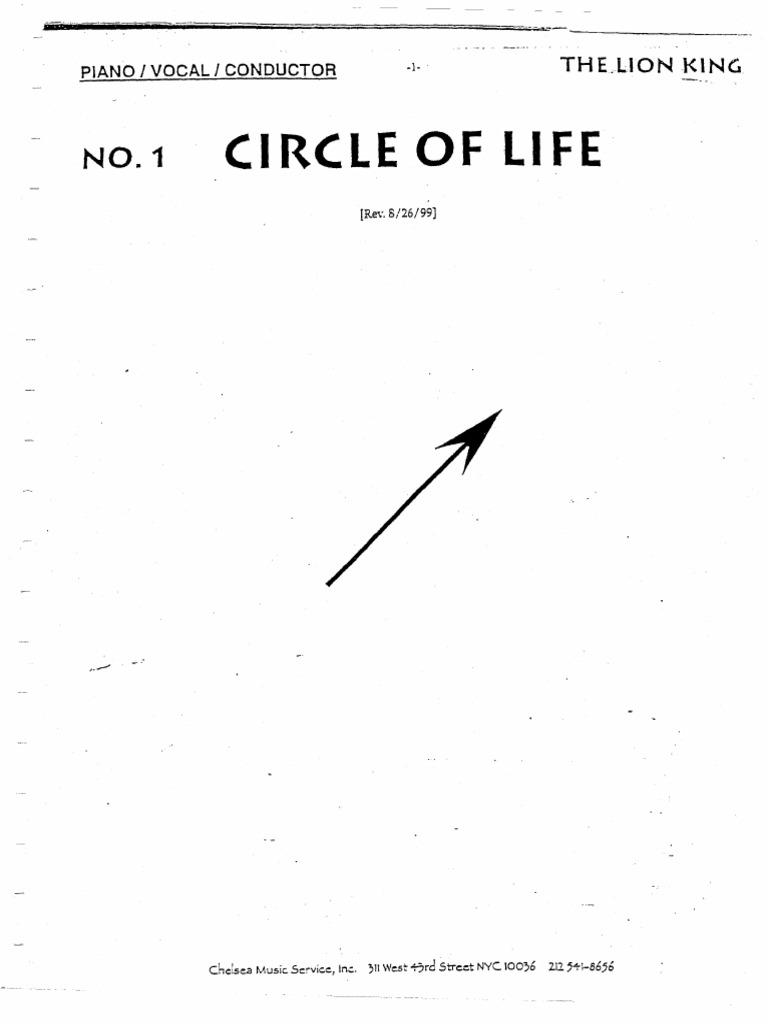 El ciclo sin fin - Partitura | PDF El ciclo sin fin - Partitura | PDF