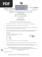 2020 Pob Paper 1 | PDF