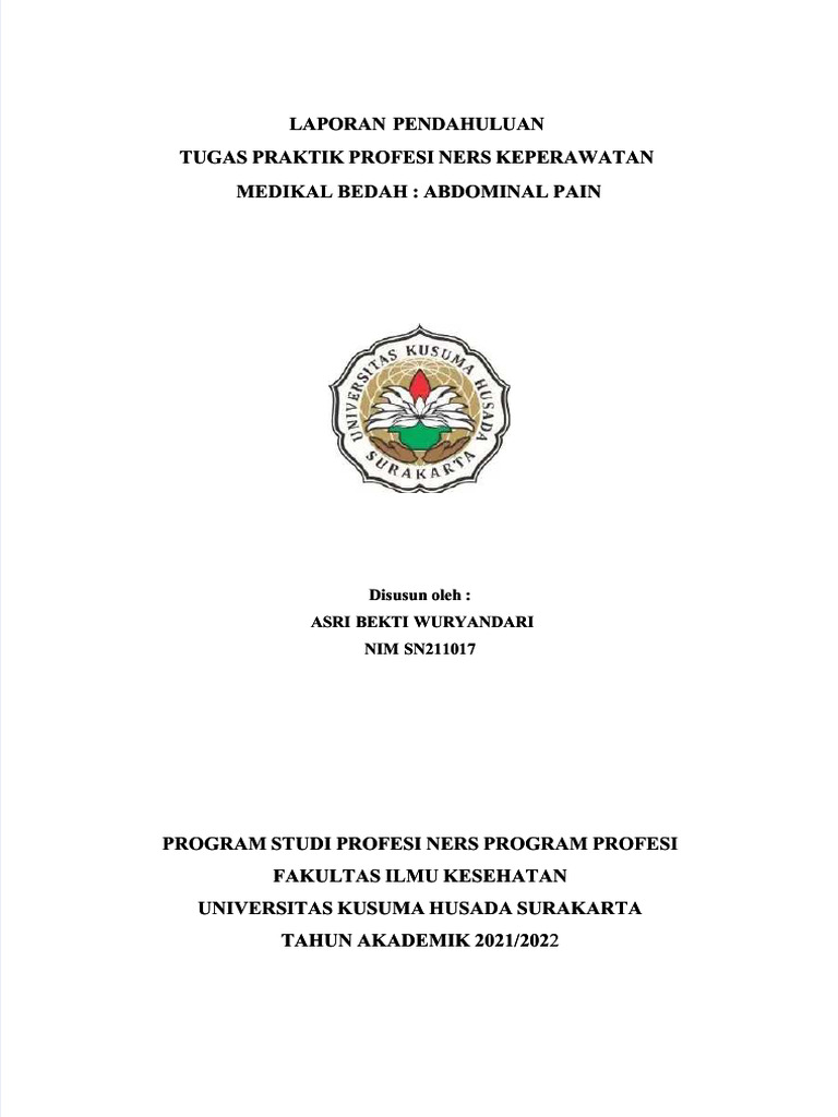 PDF LP Abdominal Pain Asri Compress | PDF