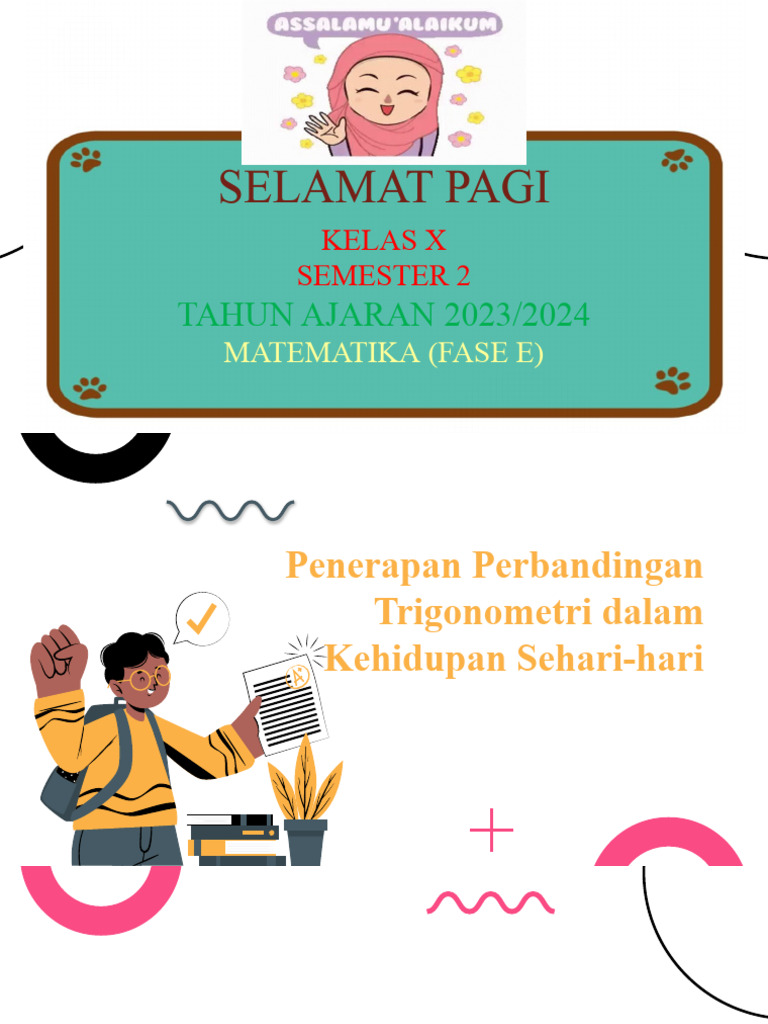 Sem2-Aplikasi Perb - Trigonometri | PDF | Metode & Bahan Ajar