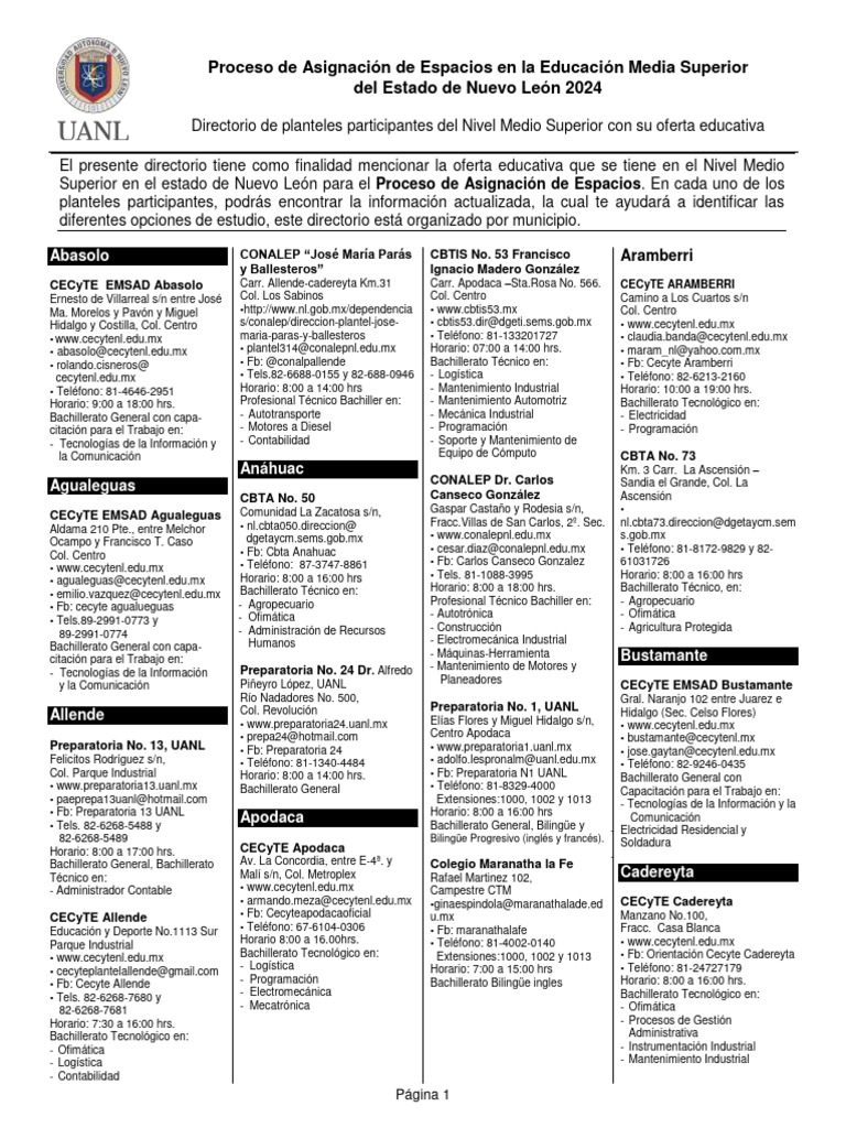 Directorio PAE 2024 Jun - v1 | PDF