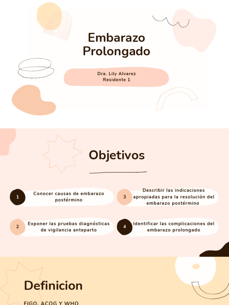 Embarazo Prolongado | PDF | Reproducción humana | Obstetricia