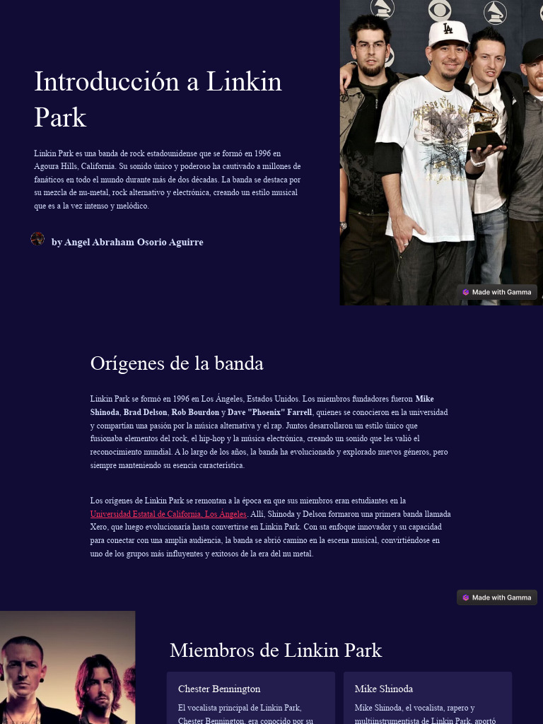 Introduccion A Linkin Park | PDF | Musica Popular