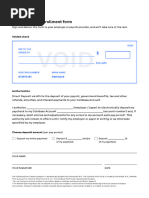 Chime Direct Deposit Authorization Form | PDF