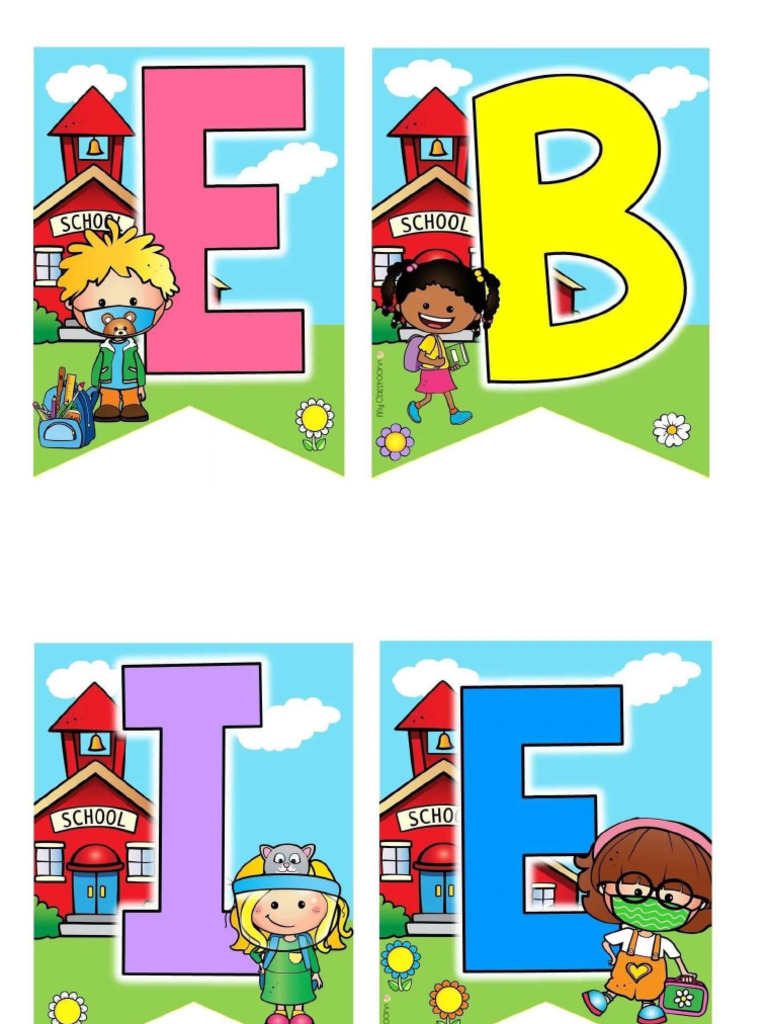 Banderín de BIENVENIDOS | PDF