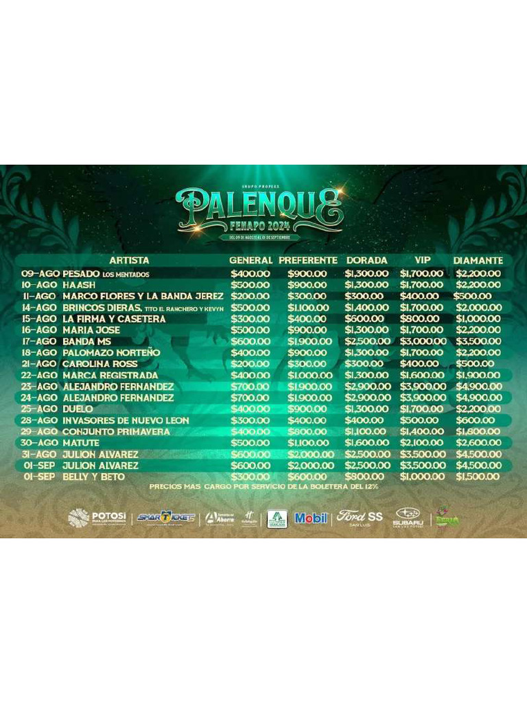 boletos-para-el-palenque-de-la-fenapo-slp-2024-precios-oficiales | PDF