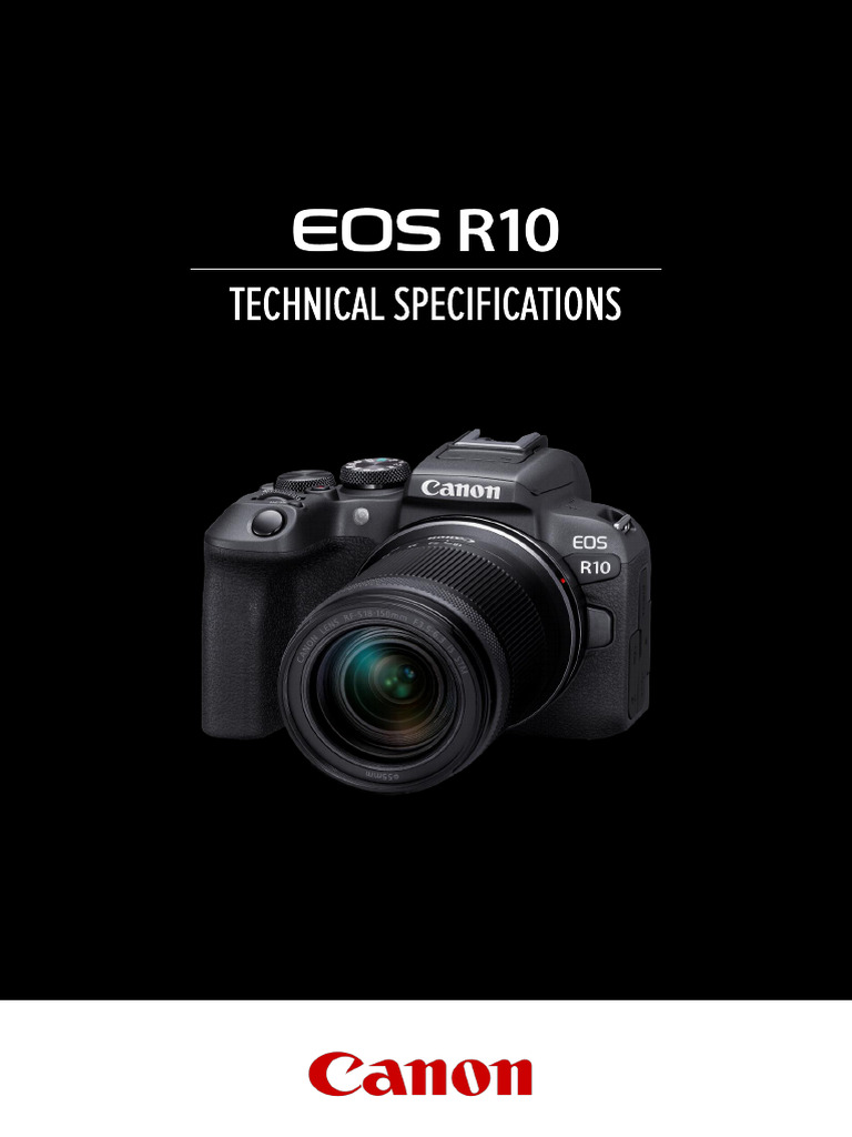 EOS R10 Tech Sheet | PDF | Canon Eos | Shutter (Photography)