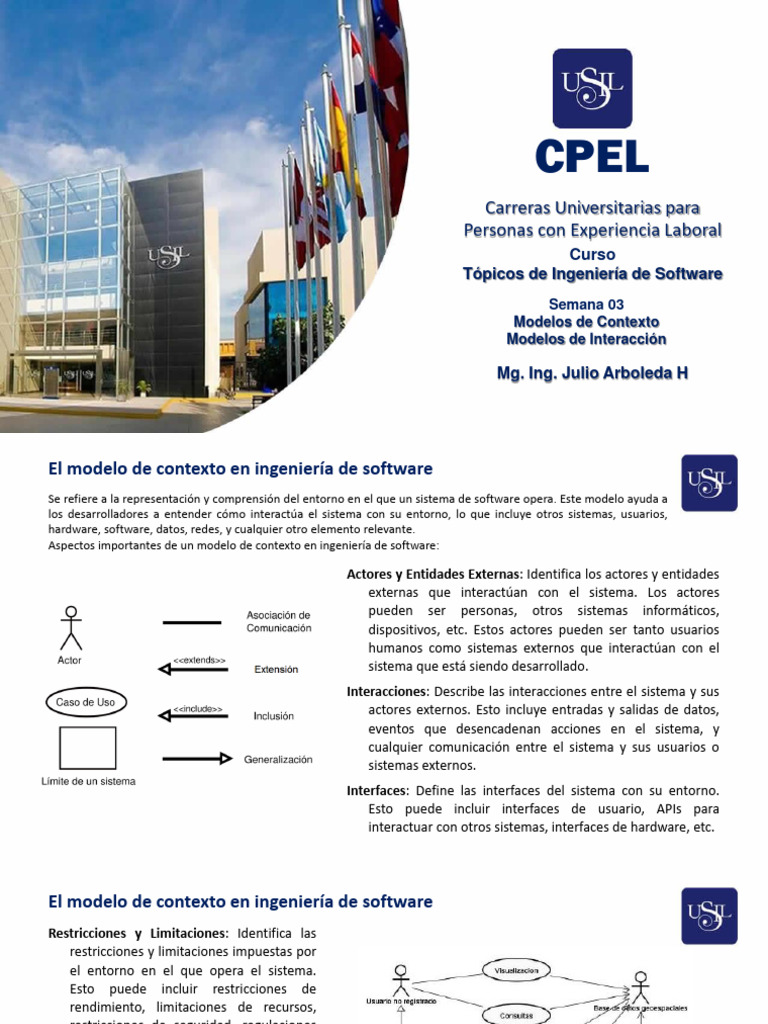 Semana 03 - Modelo de Contexto y Modelos de Interaccion | Descargar ...