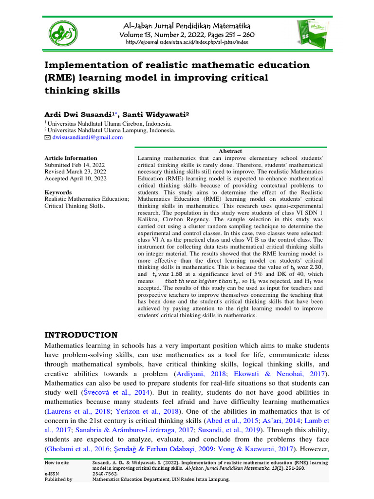 Rme CC | PDF | Critical Thinking | Thought