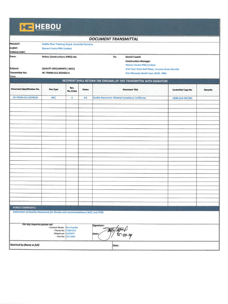 J3080 HC QUA MCC 002 - Material Compliance Certificates | PDF | Steel ...