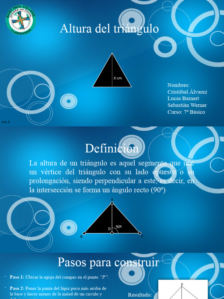 La Altura de Un Triángulo | PDF