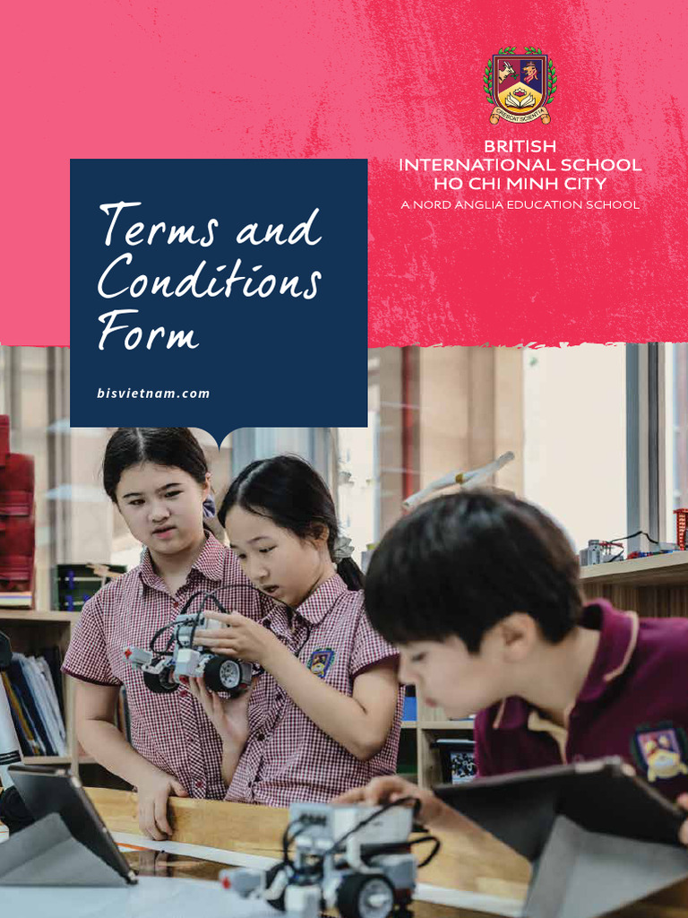 BIS HCMC Terms & Conditions Form | Download Free PDF | Legal Liability ...