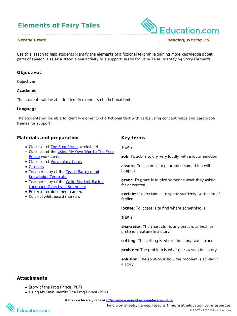 Fairy Tales | PDF | Adjective | Reading Comprehension