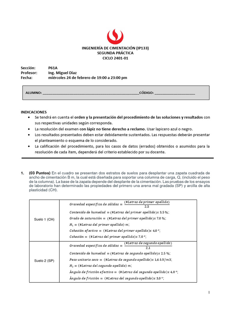 Ip133 2401 P61a - PC 2 | PDF | Fundación (Ingeniería)