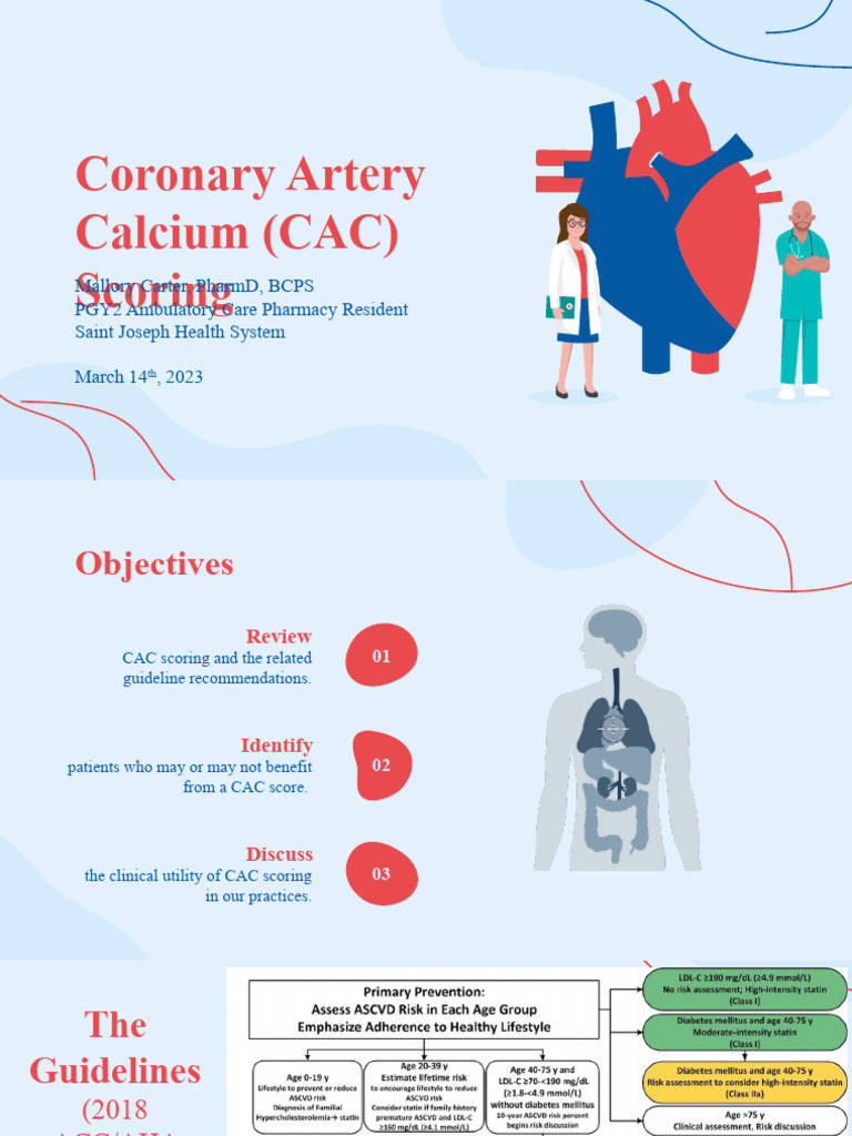 coronary artery calcium scoring - invite | PDF | Atherosclerosis | Statin