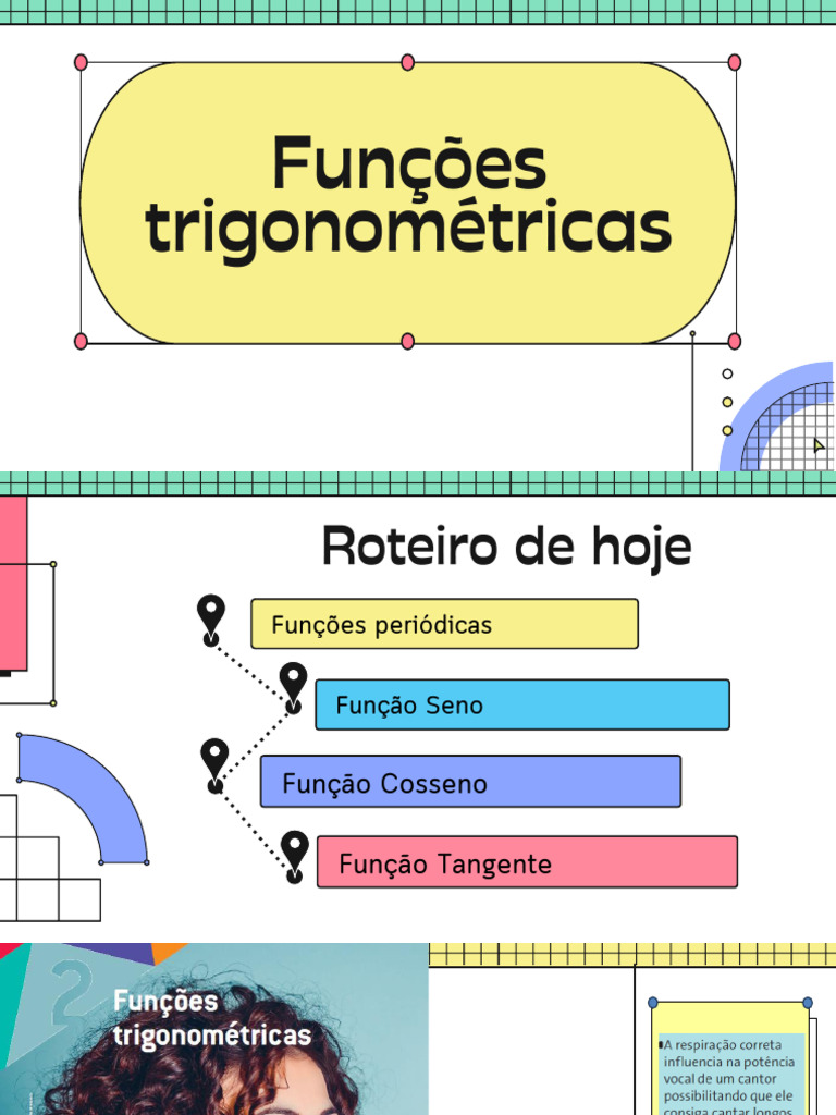 Funções Trigonométricas e Períodos | PDF | Função (Matemática) | Maré