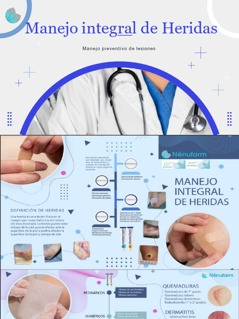 PPTManejo Integralde Heridas | Descargar gratis PDF | Hospital | Herida