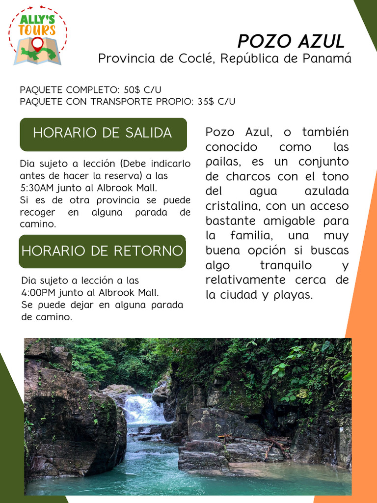 Visita a Pozo Azul en Coclé | PDF